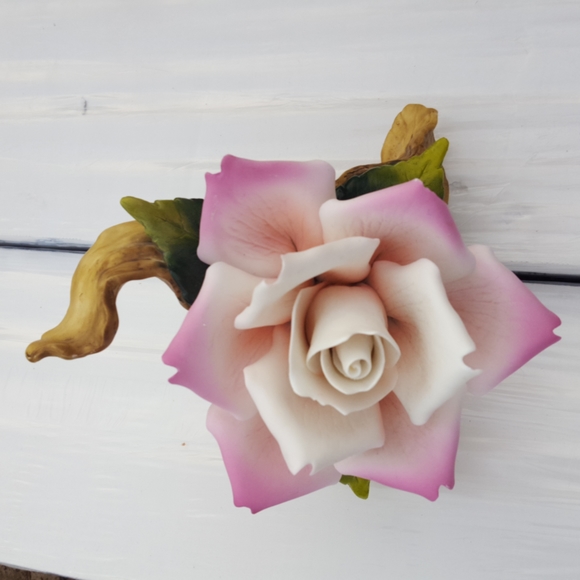 Lefton | Accents | Vintage Lefton Heavenly Rose Pink And White Ceramic ...